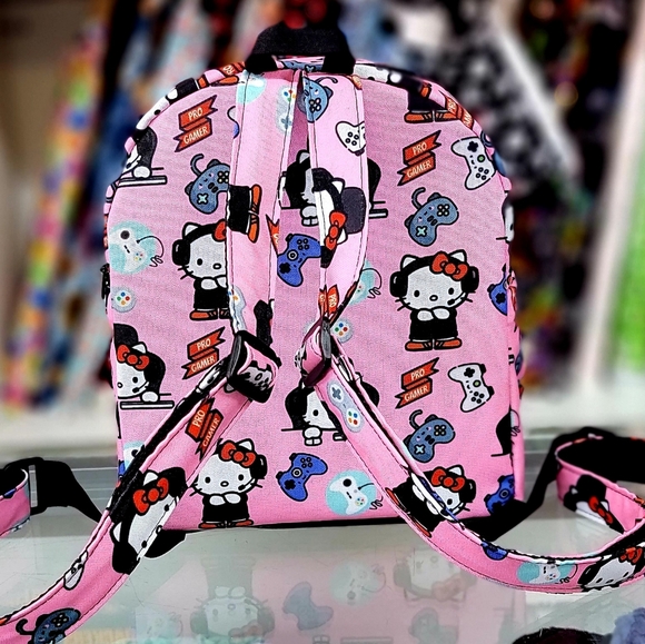 Bags | Hello Kitty Super Gamer Pink Mini Backpack | Poshmark